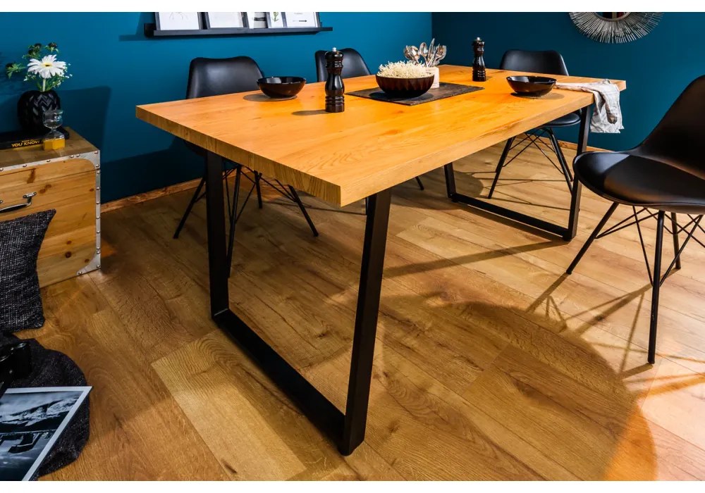Massive home | Jídelní stůl LOFT 160cm dub přírodní