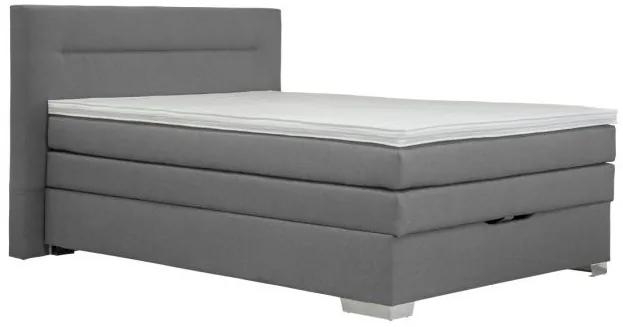 BLANÁŘ Americká postel boxspring Doria, s úložným prostorem, 180x200 cm, béžová
