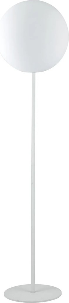 FAN I-GECO-SFERA-PT30 Venkovní stojací lampa Geco, bílá, 1 x E27, IP65, 30 x 150 cm, kabel 250 cm - FANEUROPE