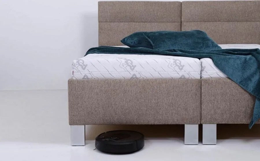 Pohoda Čalouněná postel FABIO s úložným prostorem a volně loženou matrací | Látka: Aragon 99,Šířka matrace: 160 cm