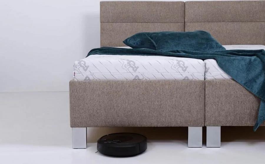 Pohoda Čalouněná postel FABIO s úložným prostorem a volně loženou matrací | Látka: Gomez 2,Šířka matrace: 180 cm