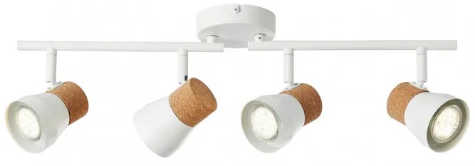Brilliant 75732/75  Stropní tyčové svítidlo MOKA bílé + KOREK