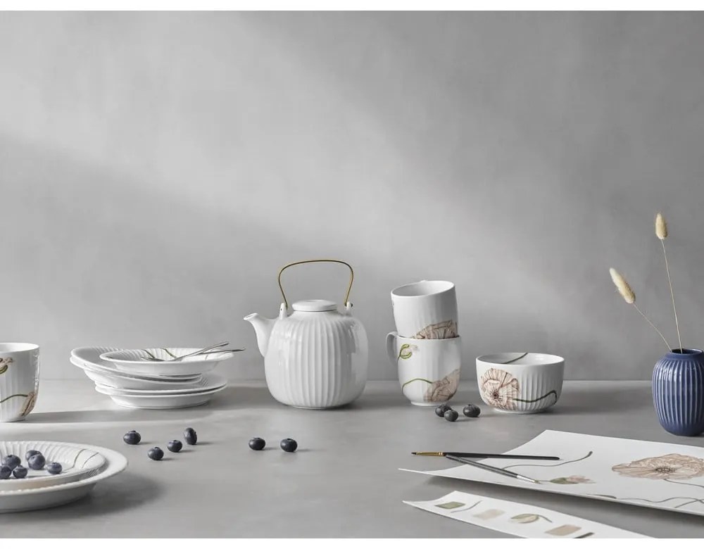 Bílá porcelánová miska Kähler Design Hammershøi Poppy, ø 12 cm