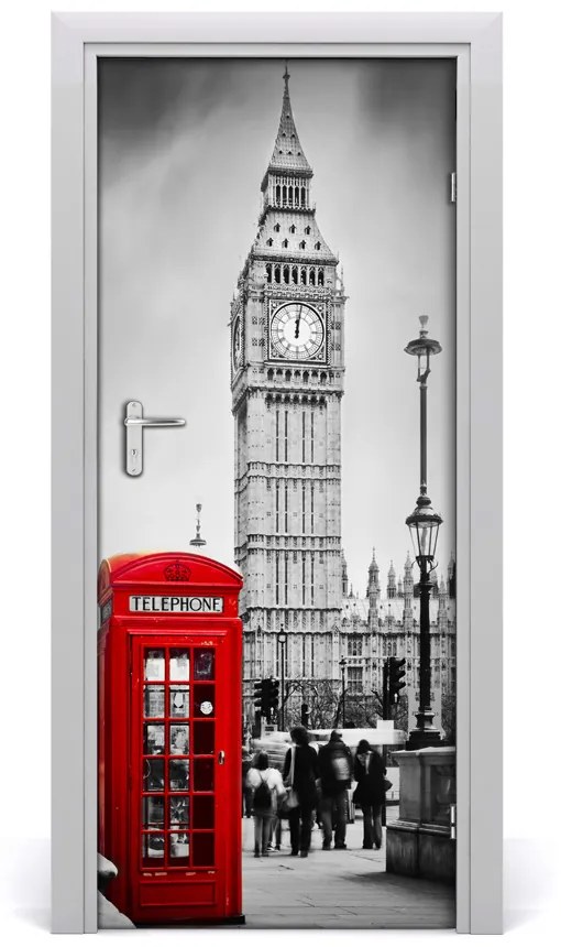 Fototapeta samolepící na dveře Big Ben Londýn 75x205 cm