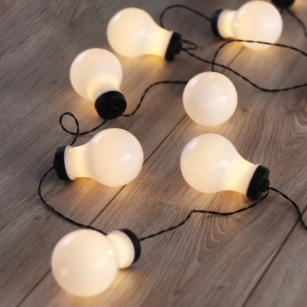 BonamiSvítící řetěz ve tvaru žárovek DecoKing Bulb, 2,2 m