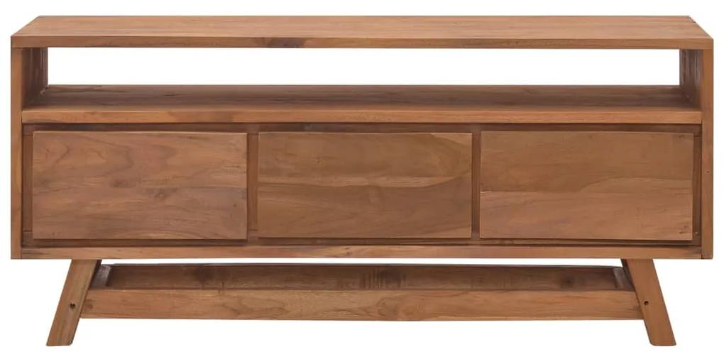 TV stolek Lanny - masivní teakové dřevo | 110x30x50 cm