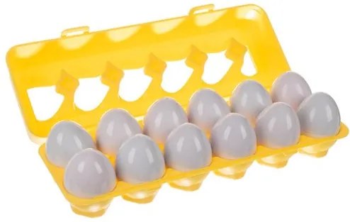 Montessori vzdělávací puzzle 12 vajíček ISO 26653