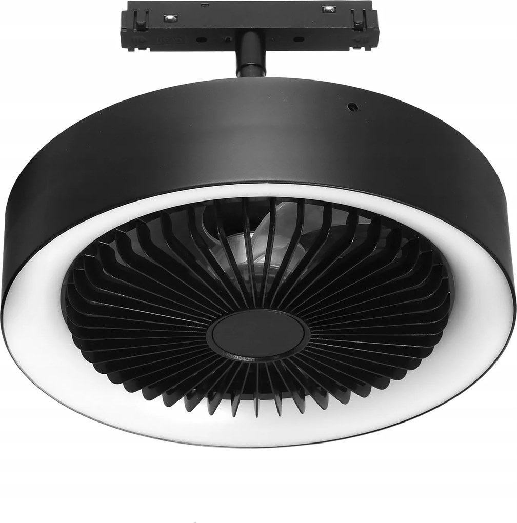 Magnetická lampa na kolejnici ventilátor na dálkové ovládání 12W 4000K 1097 DC