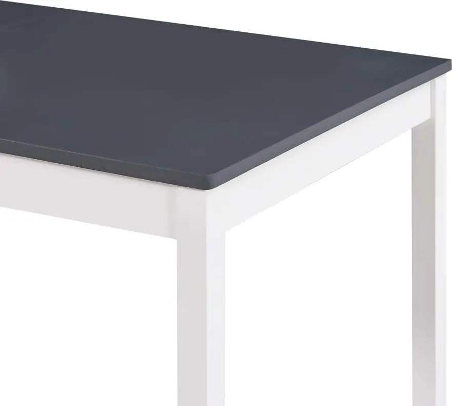 vidaXL Jídelní stůl 180 x 90 x 73 cm borové dřevo [283406] Barva: Bílo-šedá
