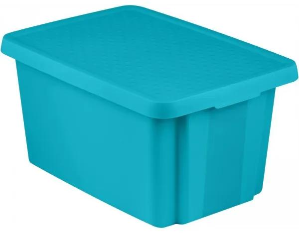 Úložný box s víkem  45L - modrý CURVER OEM R41149