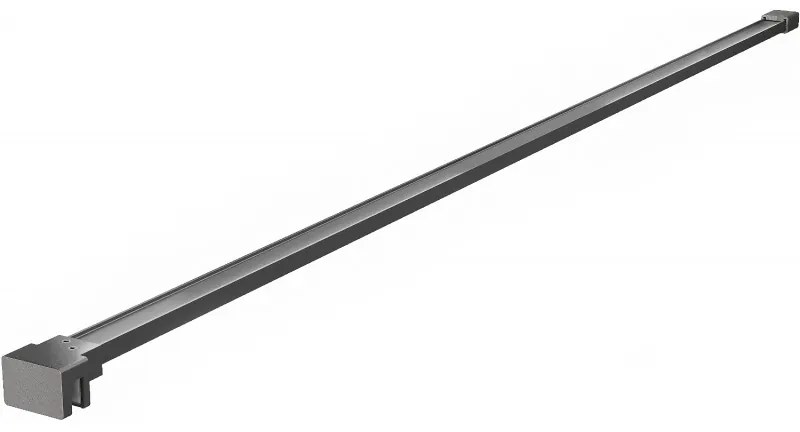 Mexen Walk-In, stabilizační rozpěra do sprchové zástěny pro sklo 6(8) mm, délka max.150cm, grafit broušený, 800-01-66
