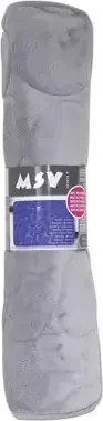 MSV PEBBLES koupelnová předložka 40 x 60 cm šedá / Polyester, PU pěna
