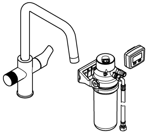 GROHE 30596000 - Dřezová baterie BLUE PURE s filtrační funkcí lesklý chrom