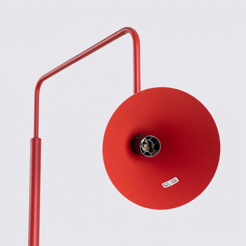 Sollux Lighting Stojací lampa NOX červená