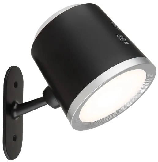 Globo 58454B - LED Stmívatelná dotyková stolní lampa MEEYA LED/6W/3,7V černá