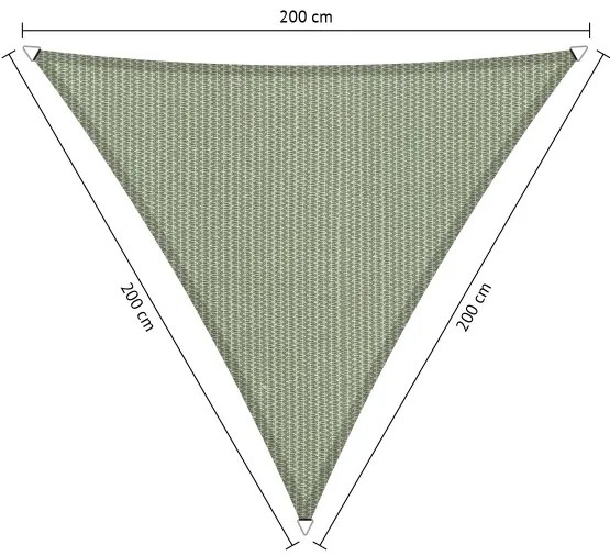 Lazy Momo Sluneční Trojúhelník shadow - 2,0 x 2,0 x 2,0 m Barva: Country modrá