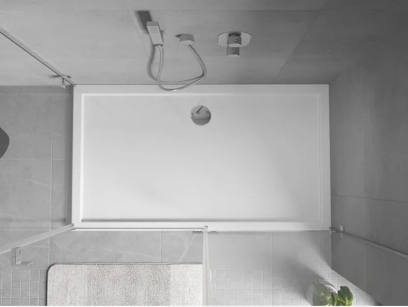 Mexen Flow sprchová vanička obdélníková slim 160 x 100 cm, bílý lesk - 46R101016