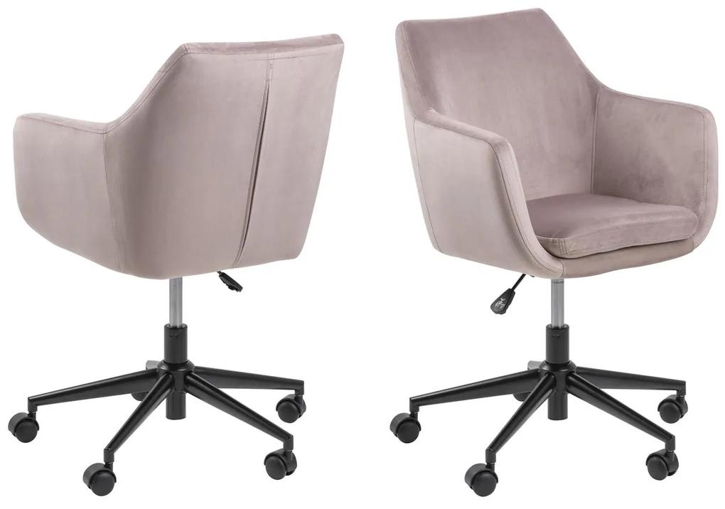 Bighome - Kancelářská židle NORA, růžová