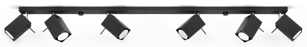 Sollux Lighting Stropní svítidlo MERIDA 6L Černá