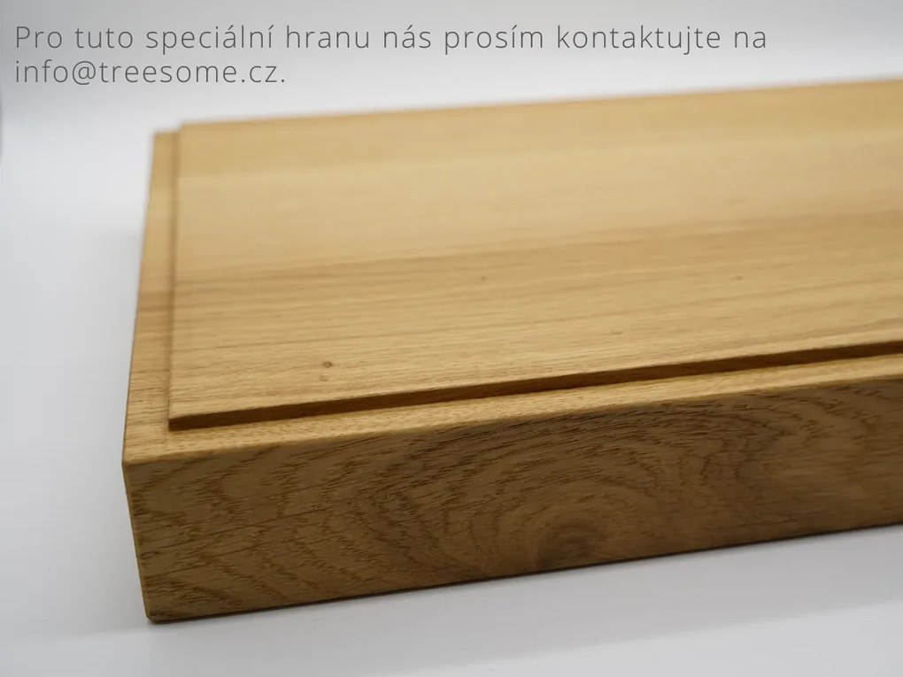 Masivní Jídelní Stůl Deska Dub Rozměry desky: 180	x 90 cm