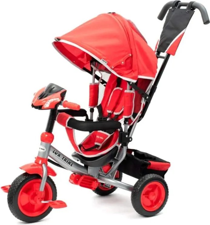 Dětská tříkolka s LED světly Baby Mix Lux Trike červená