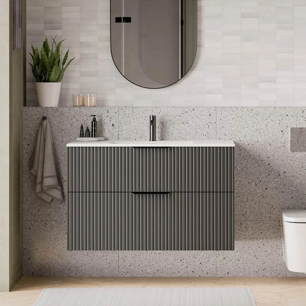 Duravit umyvadlo s umyvadlovou skříňkou TIM 100 cm