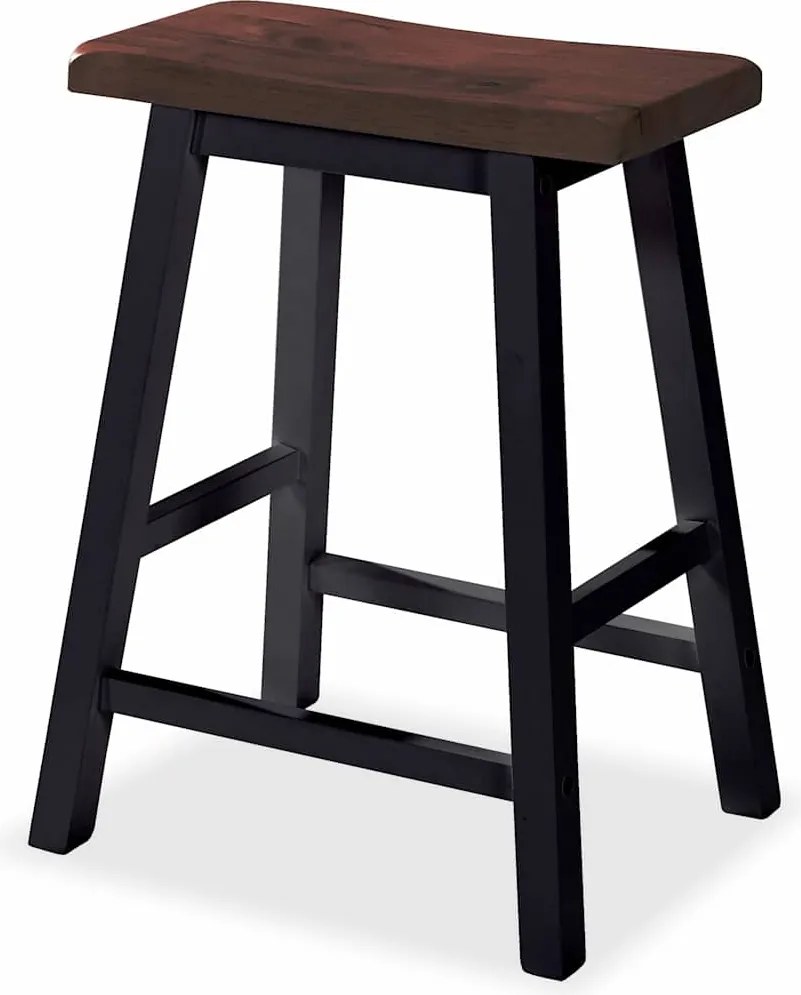 Barový set 3 ks MDF černý 245363