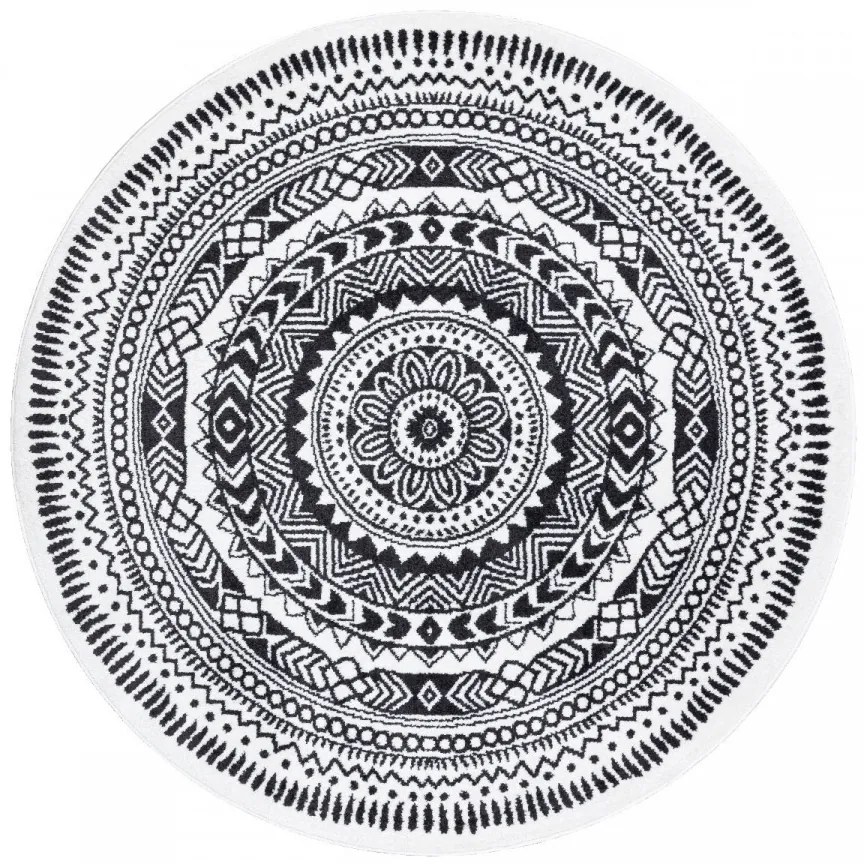 Hans Home | Kusový koberec Napkin grey kruh - 120x120 (průměr) kruh