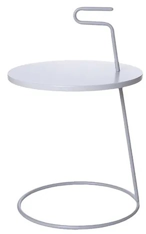 Odkládací stolek Fool, 42 cm, světle šedá
