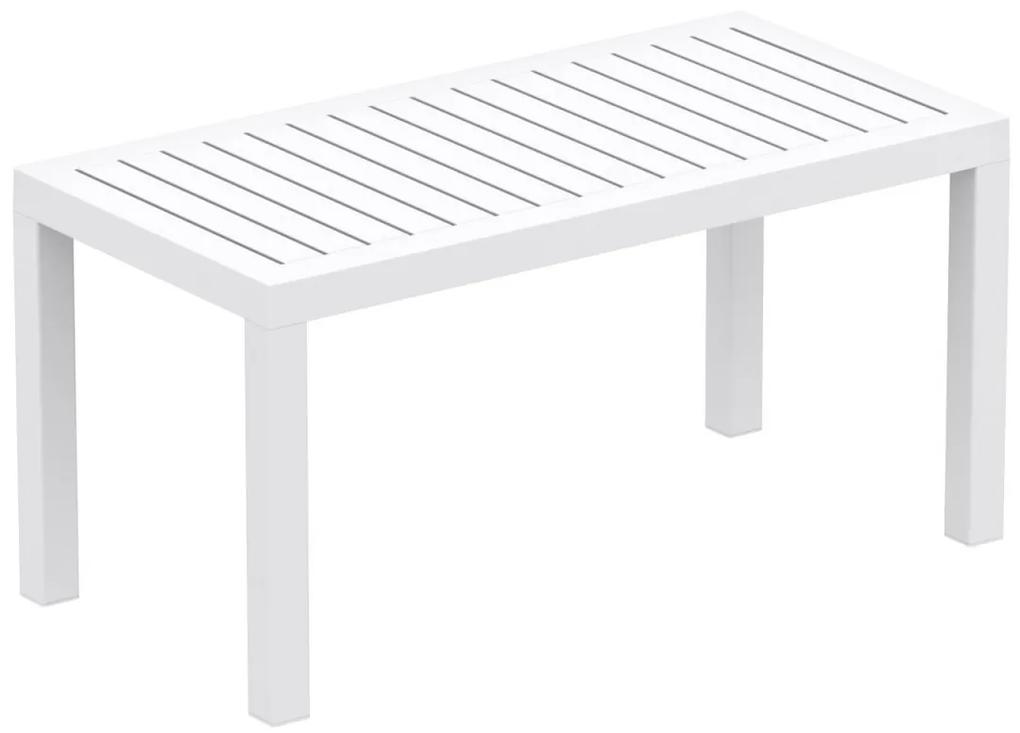 Lounge stůl Ocean ~ v45 x 90 x 45 cm - Bílá