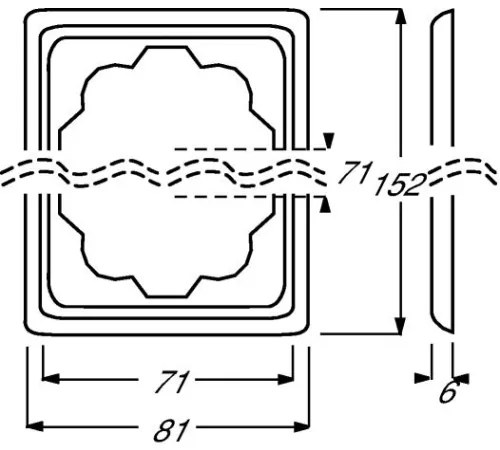 ABB Impuls dvojrámeček šampaňská metalíza 1754-0-2528 (1722-79) 2CKA001754A2528