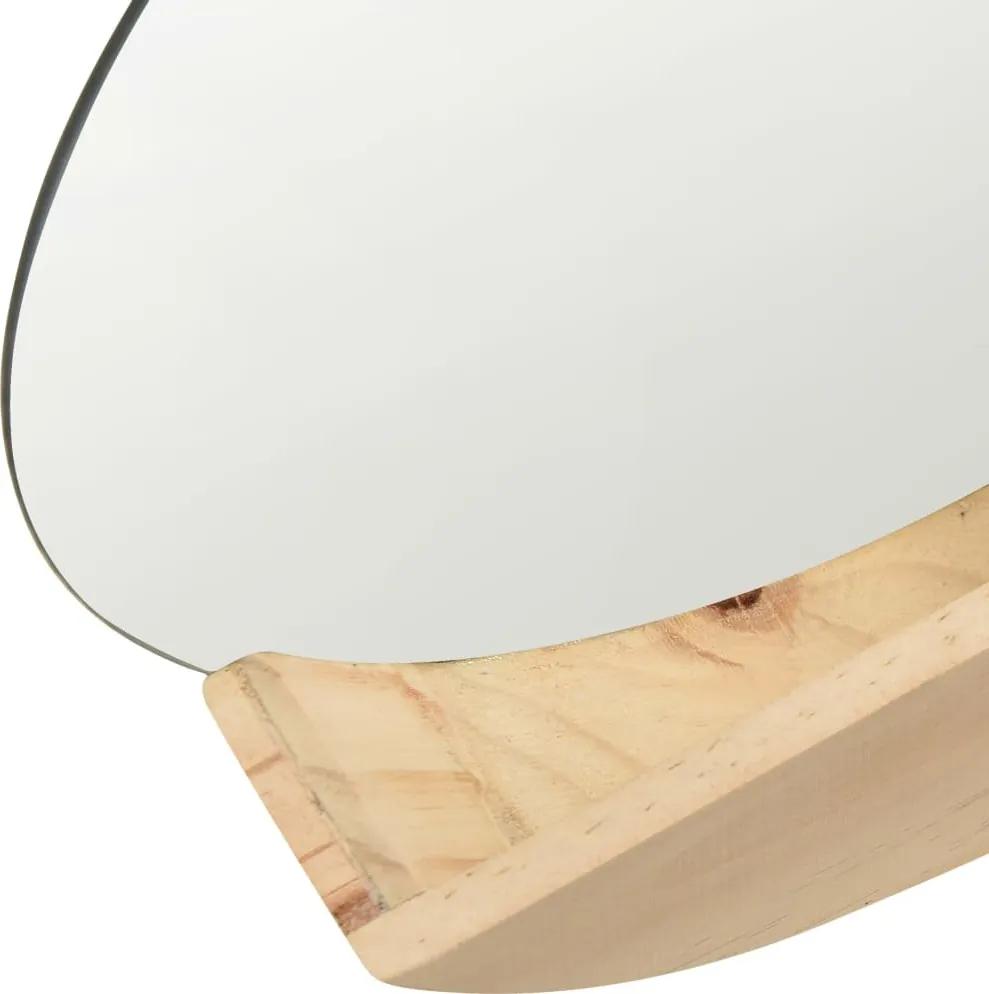 vidaXL Nástěnné zrcadlo masivní borovice 35 cm [322801]