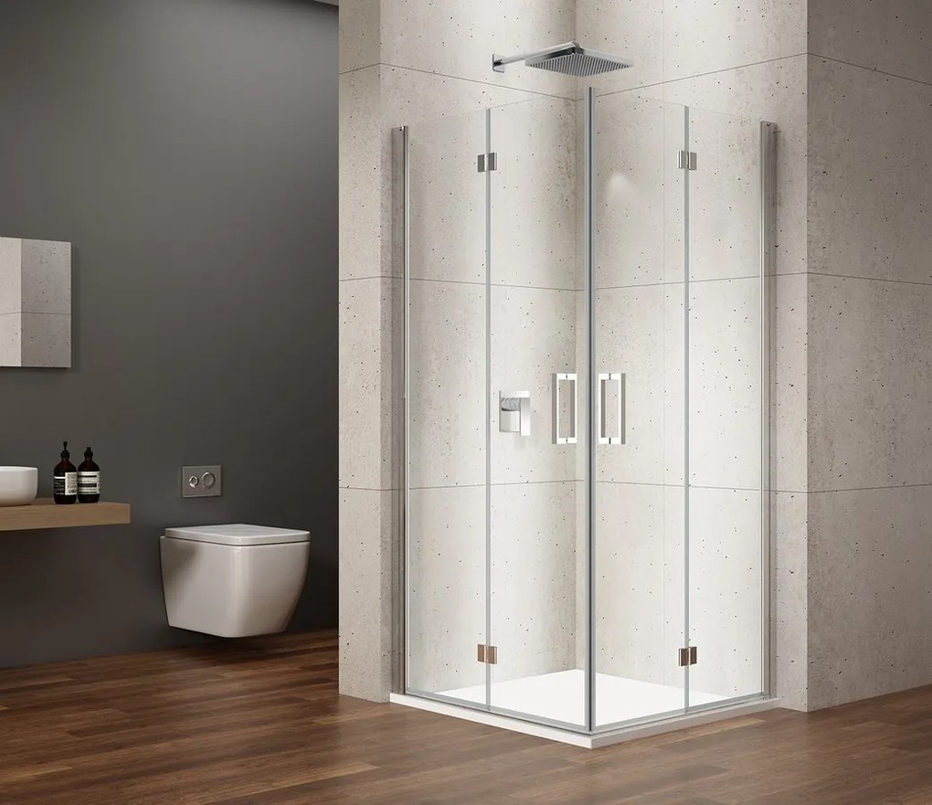 Gelco Gelco, LORO sprchové dveře dvoukřídlé 800mm, čiré sklo, GN4380