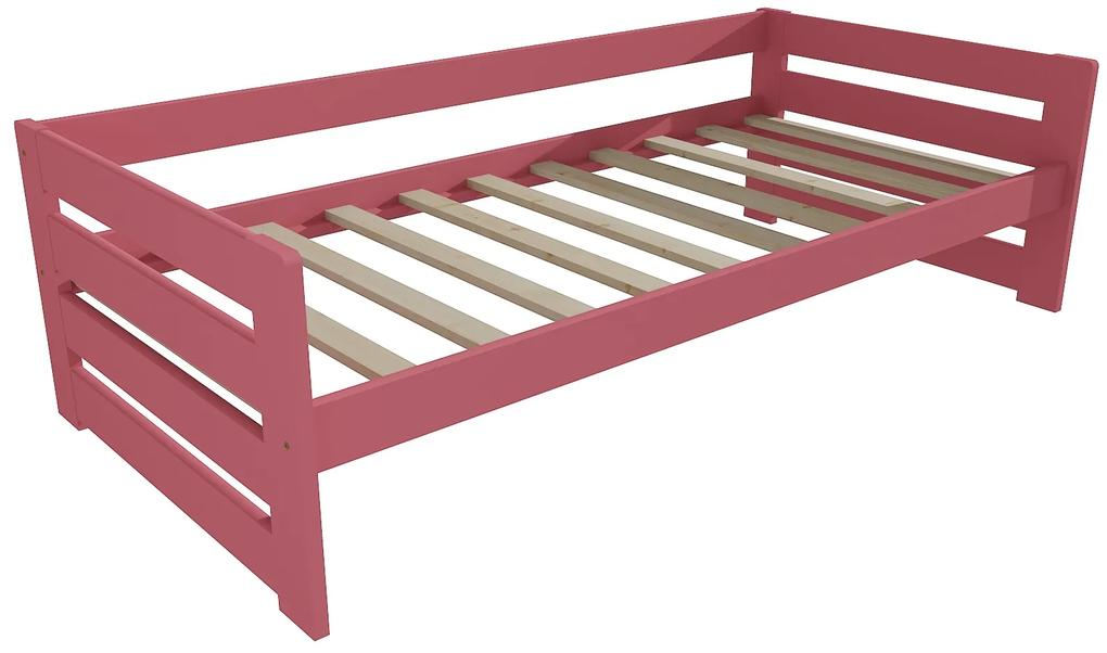 Vomaks Dětská postel M 002 NEW* Rozměr: 80 x 180 cm, Barva: barva růžová