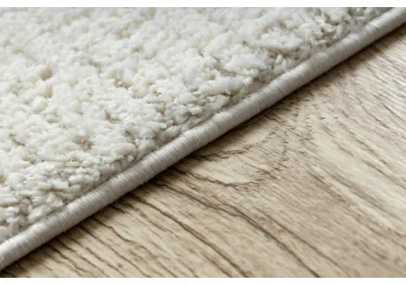 Koberec SEVILLA PC00B pruhy bílá - střapce, Berber, Maroko, Shaggy