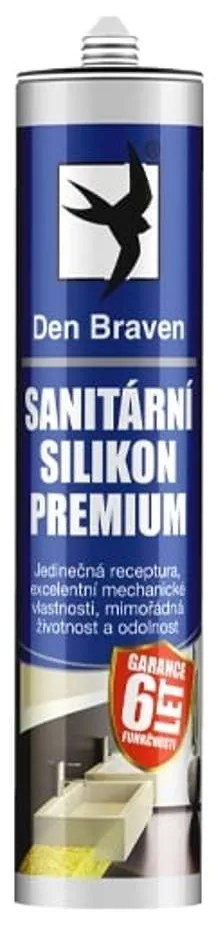 Den Braven - Sanitární silikon PREMIUM 280 ml kartuše bílá 30212PM