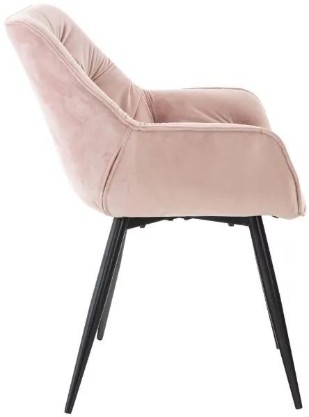 Židle Kaliyah růžová