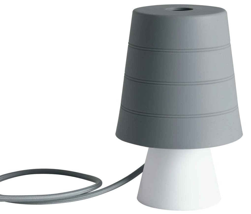 Stolní silikonová lampa Faneurope I-DRUM/L1 GRI