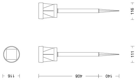 Philips - LED Solární lampa AVERY LED/1,8W/3,7V 2700K IP44