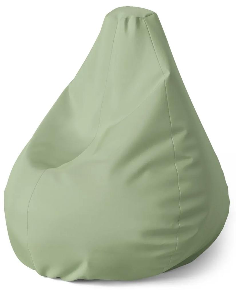 Sablio Sedací vak Pear Zelená serene - 140 x 100 x 25 cm