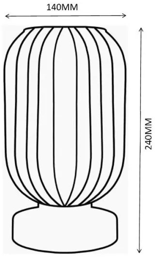 Globo 15469TS - Stolní lampa NORMY 1xE27/40W/230V šedá