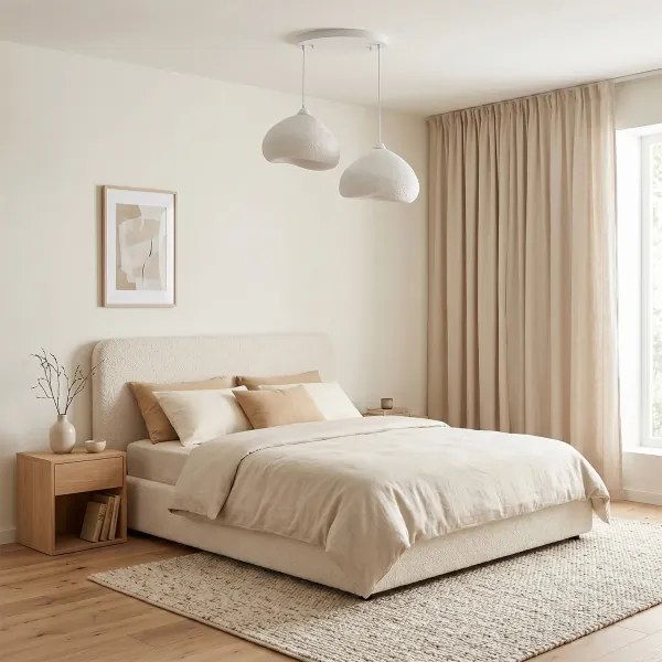 Brilagi - Lustr na lanku WABI SABI 2xE27/40W/230V pr. 45 cm bílá