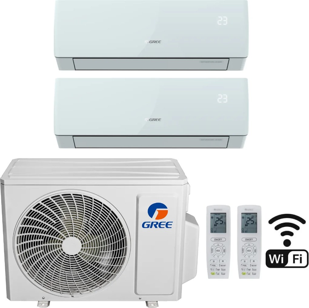 Klimatizace Gree Pular 2x2,2 kW - sestava 2+1 včetně montáže