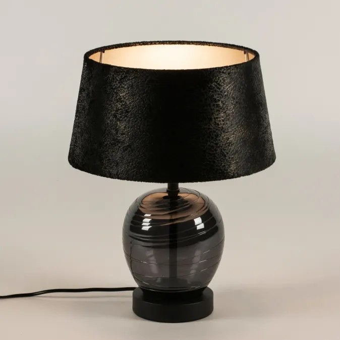 Stolní designová lampa Eleon Nero 38