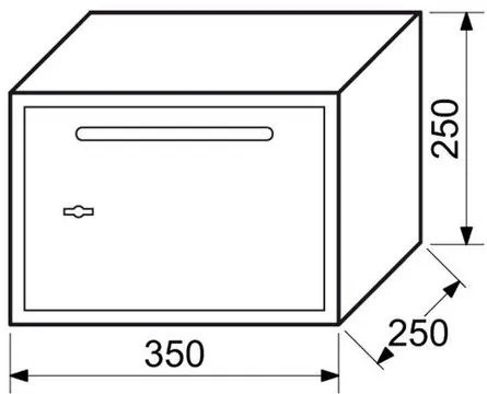 Nábytkový trezor s vhozem a mechanickým zámkem