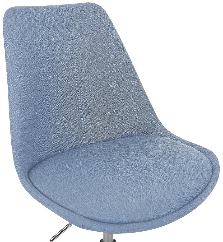 Čalouněná kancelářská židle světle modrá DAKOTA Beliani