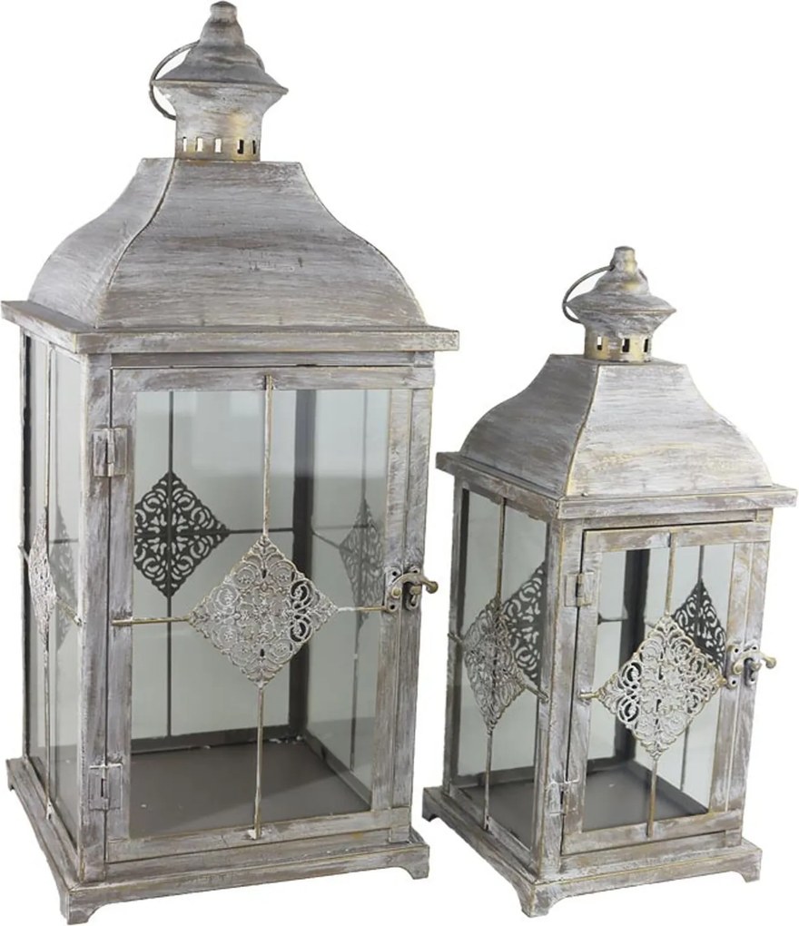 Sada 2 luceren K3965 výška 39,5 cm a 51,5 cm