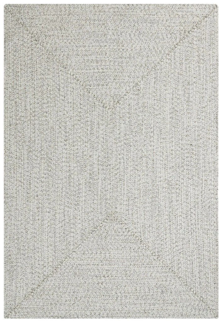 Hanse Home, Kusový koberec Braided 105553 Light Melange – na ven i na doma, 80x150, bílá, chodba / předsíň