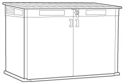 Úložný box GRANDE STORE Keter 191x110x133cm