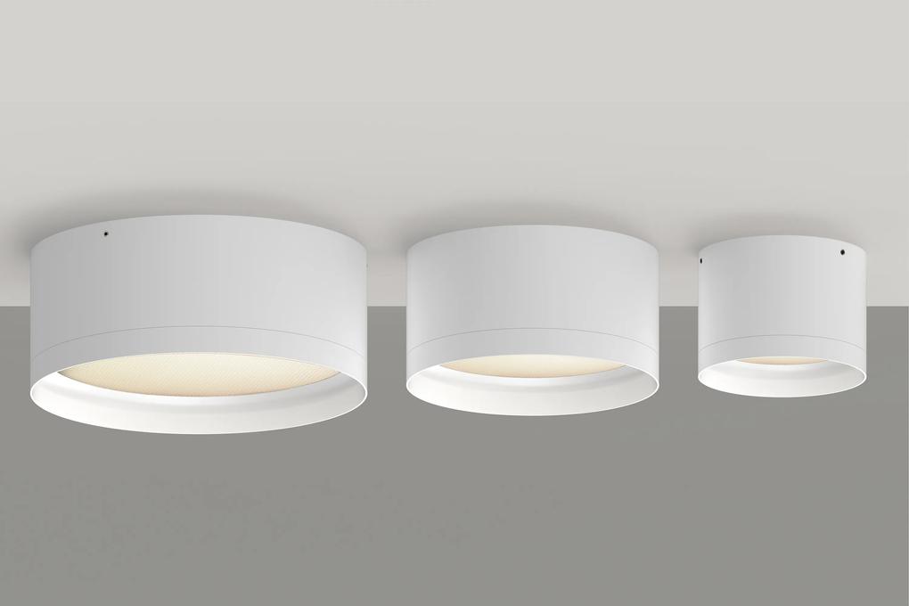 ACB Iluminacion Stropní LED svítidlo TECH, ⌀ 20 cm, 25W, CRI90, IP44 Barva: Černá, Stmívání: DALI/PUSH